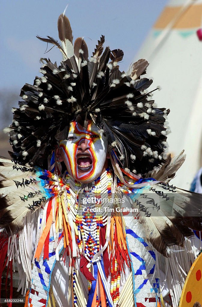 Ethnic Canadian First Nation Cree Indian in Saskachewan in native ... Ethnic Canadian First Nation Cree Indian in Saskachewan in native ...