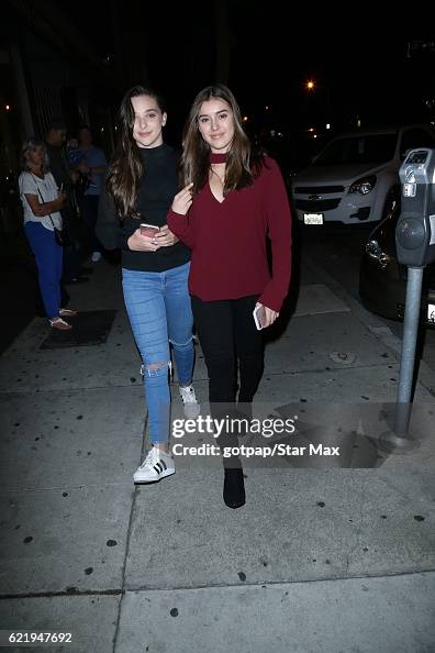 Kendall Vertes And Kalani Hilliker Are Seen On November 8 2016 In