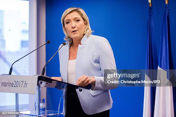 468 Marine Le Pen Trump Photos And High Res Pictures Getty Images