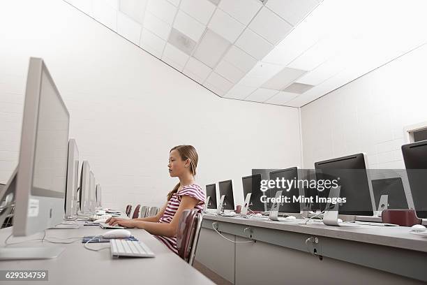 Computer Lab High School With Computer Screen Photos And Premium High