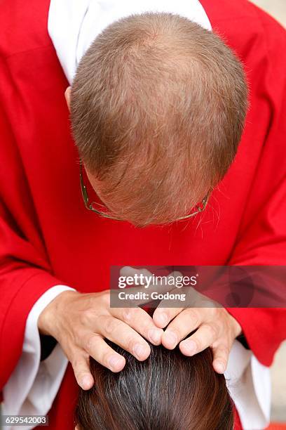 Catholic Priest Blessing Photos And Premium High Res Pictures Getty Images