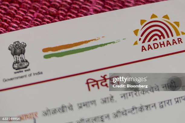 39 Aadhaar Id Photos And High Res Pictures Getty Images