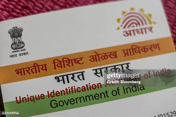Unique Identification Authority Of India Photos Et Images De Collection