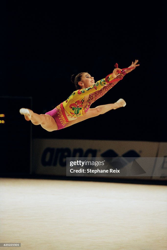 Alina Kabaeva From Russia Performs With Ribbon At The International