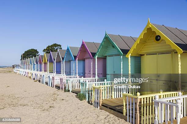Essex Beach Huts Photos And Premium High Res Pictures Getty Images