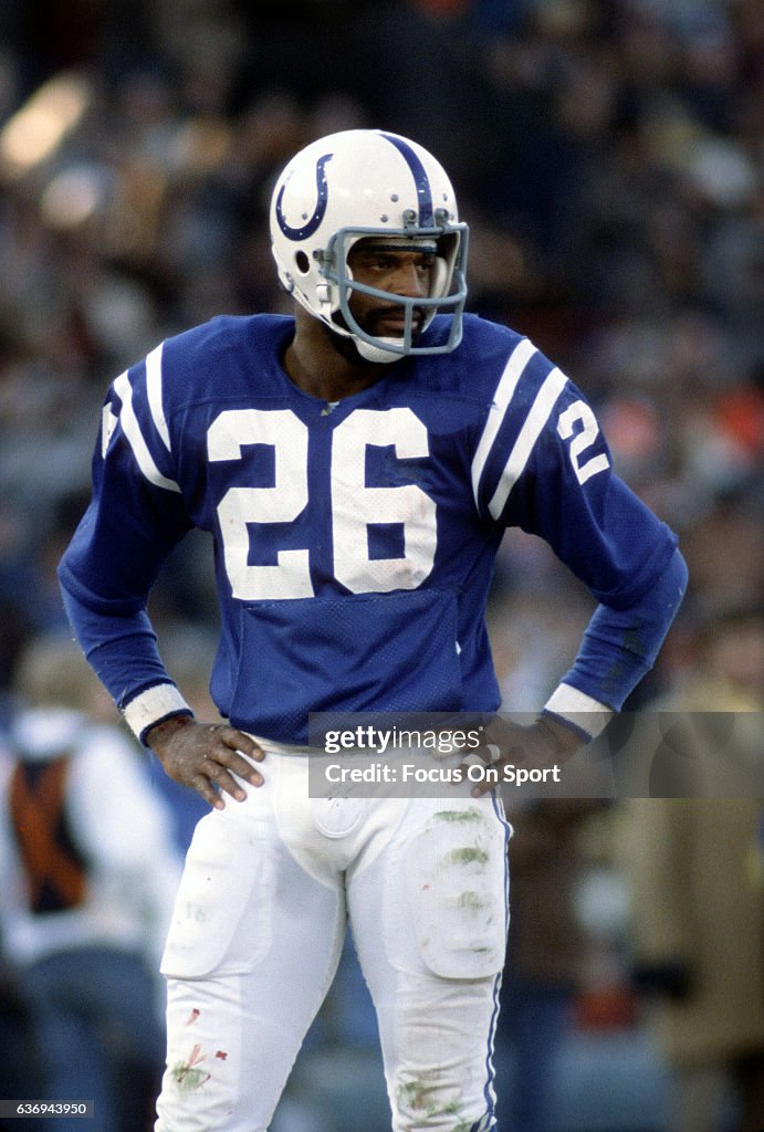 Lydell Mitchell of the Baltimore Colts looks on during an NFL... News ... Lydell Mitchell of the Baltimore Colts looks on during an NFL... News ...