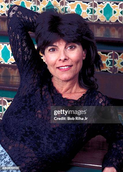 Portrait Of American Actress Adrienne Barbeau As She Poses At Her
