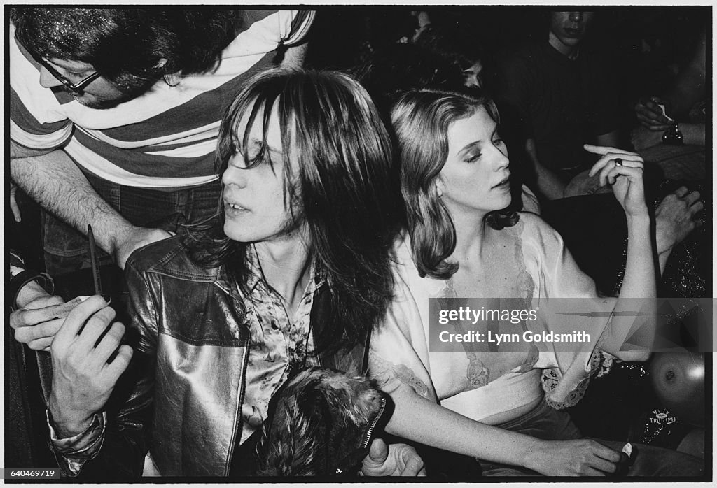 Rock Musician Todd Rundgren And Model Bebe Buell In The Audience At A News Photo Getty Images