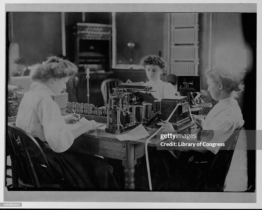 Telegraphers Working At Telegraph Machines News Photo Getty Images