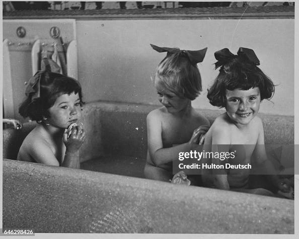 It Is Bathtime For Pupils Of Detfords Rachel Mcmillan Training News Photo Getty Images