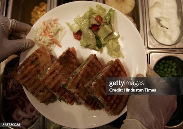 Healthy Food - Chef Yogesh Chavan preparing healthy sandwich at IVY ... Healthy Food - Chef Yogesh Chavan preparing healthy sandwich at IVY ...