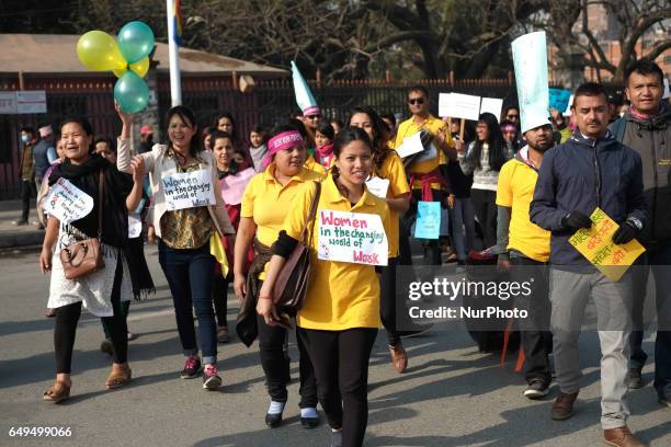 International Womens Day 2017 In Nepal Photos And Premium High Res