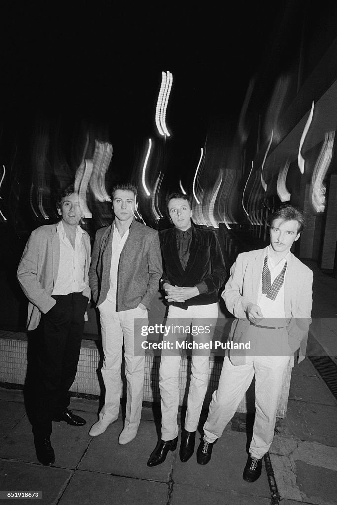 British New Wave Band Ultravox Uk August 1980 Left To Right News
