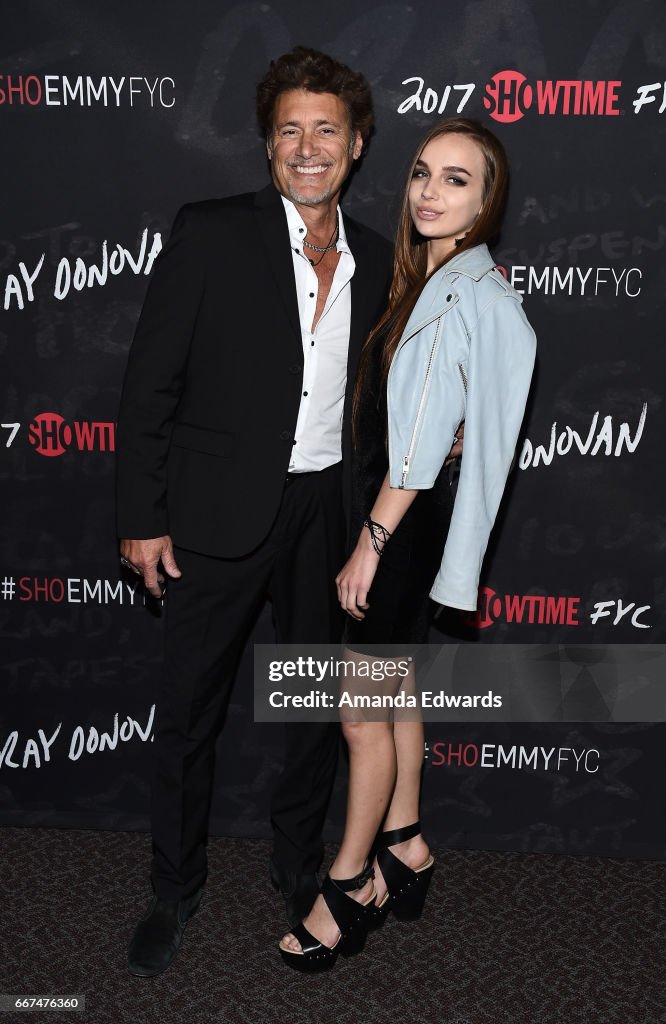 Actor Steven Bauer And Lyda Loudon Arrive At Showtimes Ray Donovan