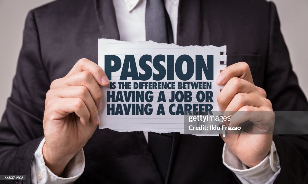 Passion Is The Difference Between Having A Job Or Having A Career High ... Passion Is The Difference Between Having A Job Or Having A Career High ...