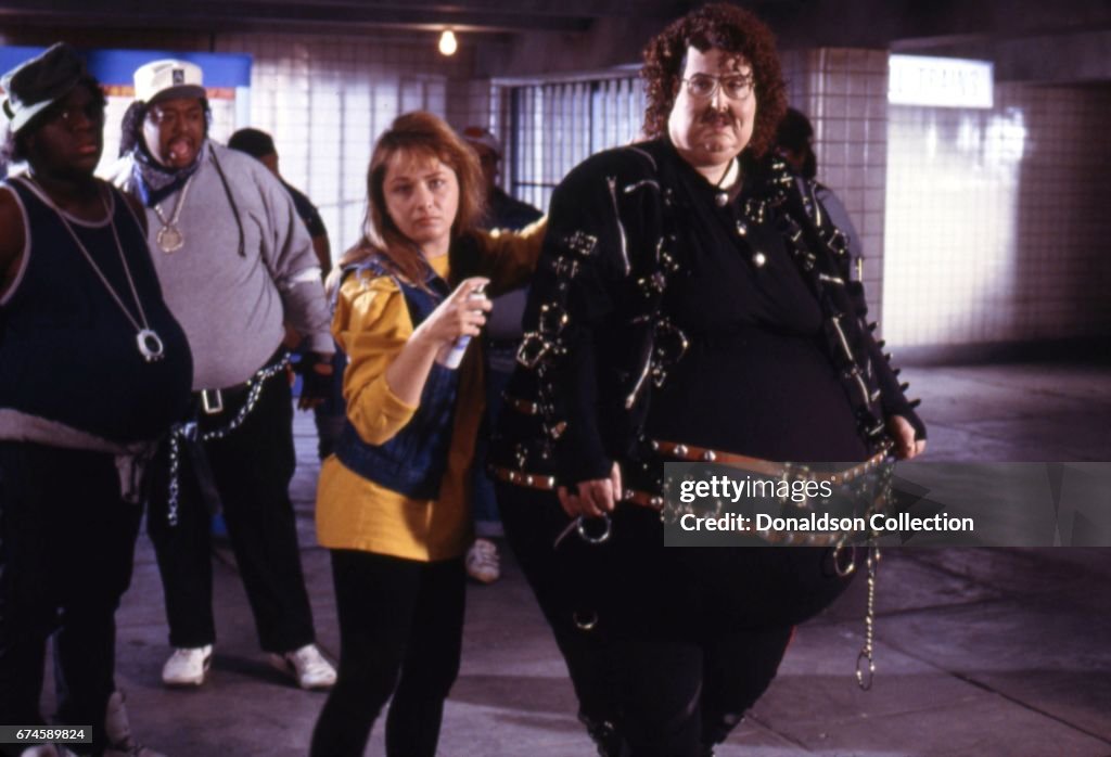 Musician Weird Al Yankovic Filiming The Video For His Song Fat In