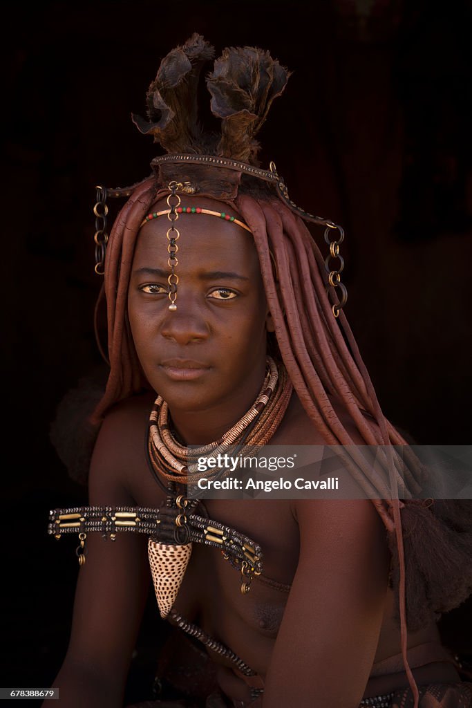 Himba Woman Kaokoland Namibia Africa Photo Getty Images