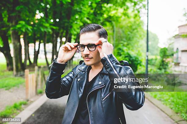 Adjusting Glasses Photos And Premium High Res Pictures Getty Images