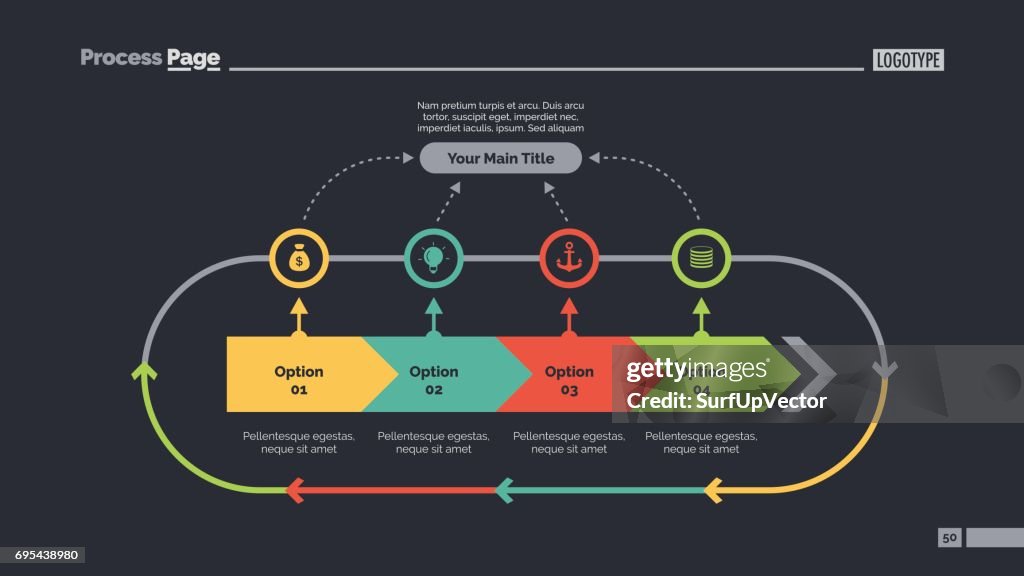 Four Options Cycle Slide Template High-Res Vector Graphic - Getty Images Four Options Cycle Slide Template High-Res Vector Graphic - Getty Images