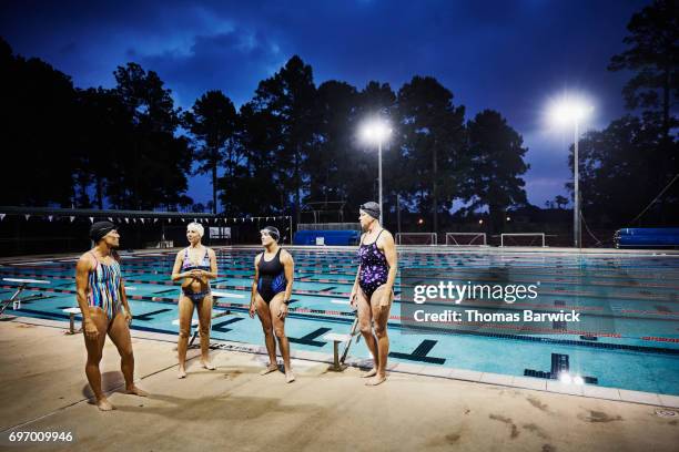 Senior Citizen Women Swimsuit Photos And Premium High Res Pictures
