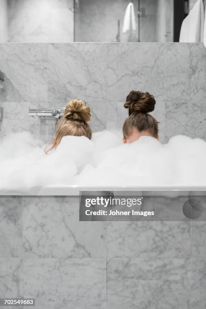 Girl Foamy Bath Photos And Premium High Res Pictures Getty Images