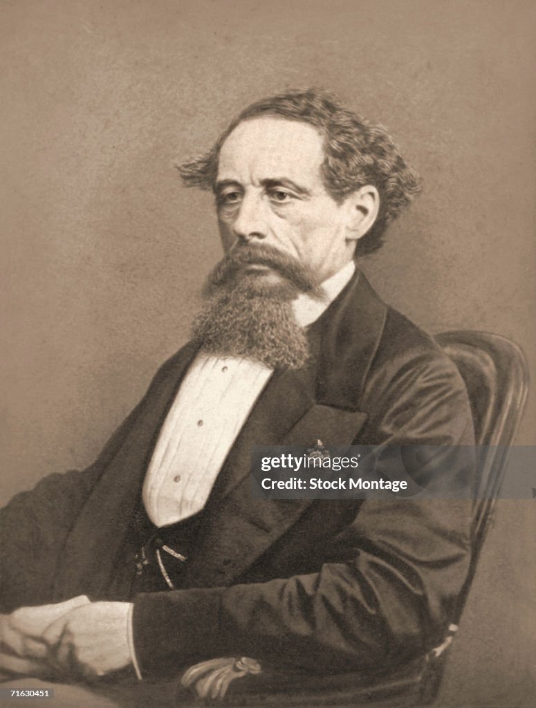Portrait Of British Author And Novelist Charles Dickens Mid 1800s News Photo Getty Images