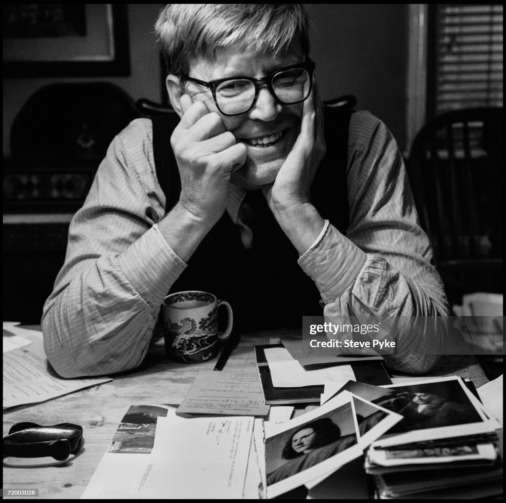 British Author Actor And Playwright Alan Bennett In Camden Town