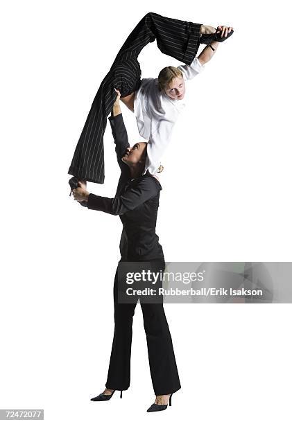 Female Contortionist Businesswoman Photos And Premium High Res Pictures Getty Images