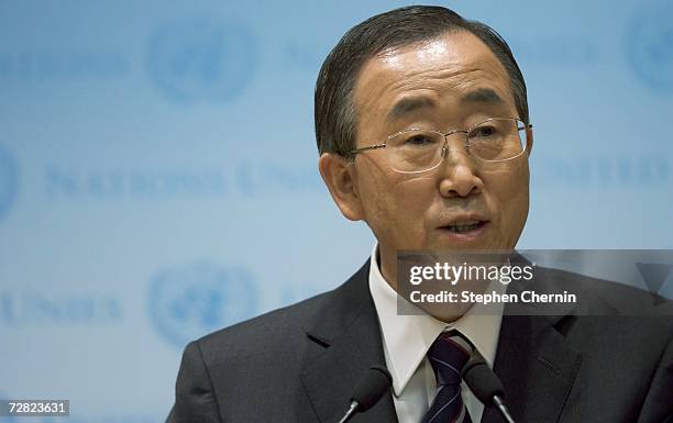 Ban Ki Moon Sworn In As New Secretary General Of The United Nations