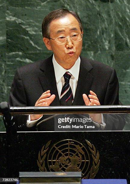 Ban Ki Moon Sworn In As New Secretary General Of The United Nations