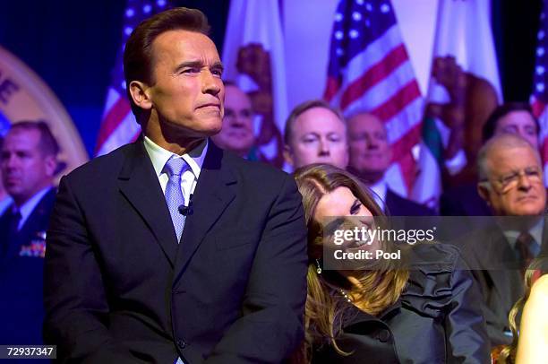 Arnold Schwarzenegger Sworn In As Governor Of California Pool Photos Et