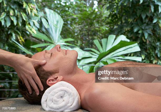 Palm Tree Massage Photos And Premium High Res Pictures Getty Images