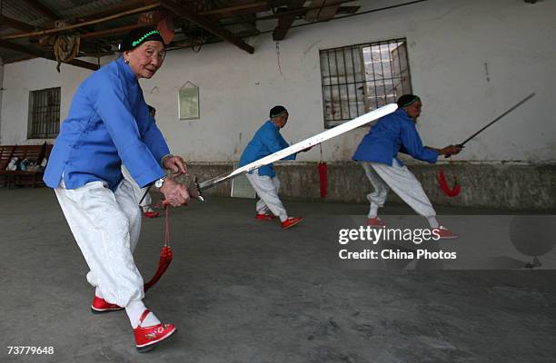 Bound Feet Women Dancing Team Photos And Premium High Res Pictures