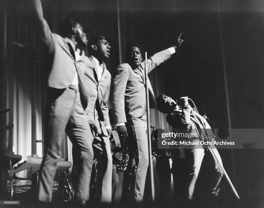 Godfather Of Soul James Brown Performs With The Famous Flames At