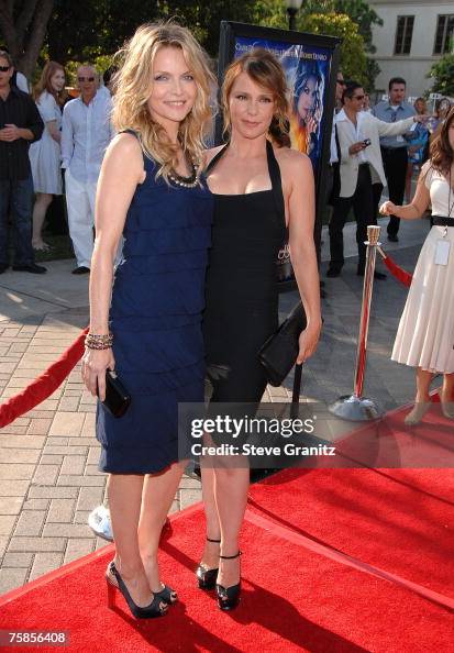 Actress Michelle Pfeiffer And Sister Actress Dedee Pfeiffer At The