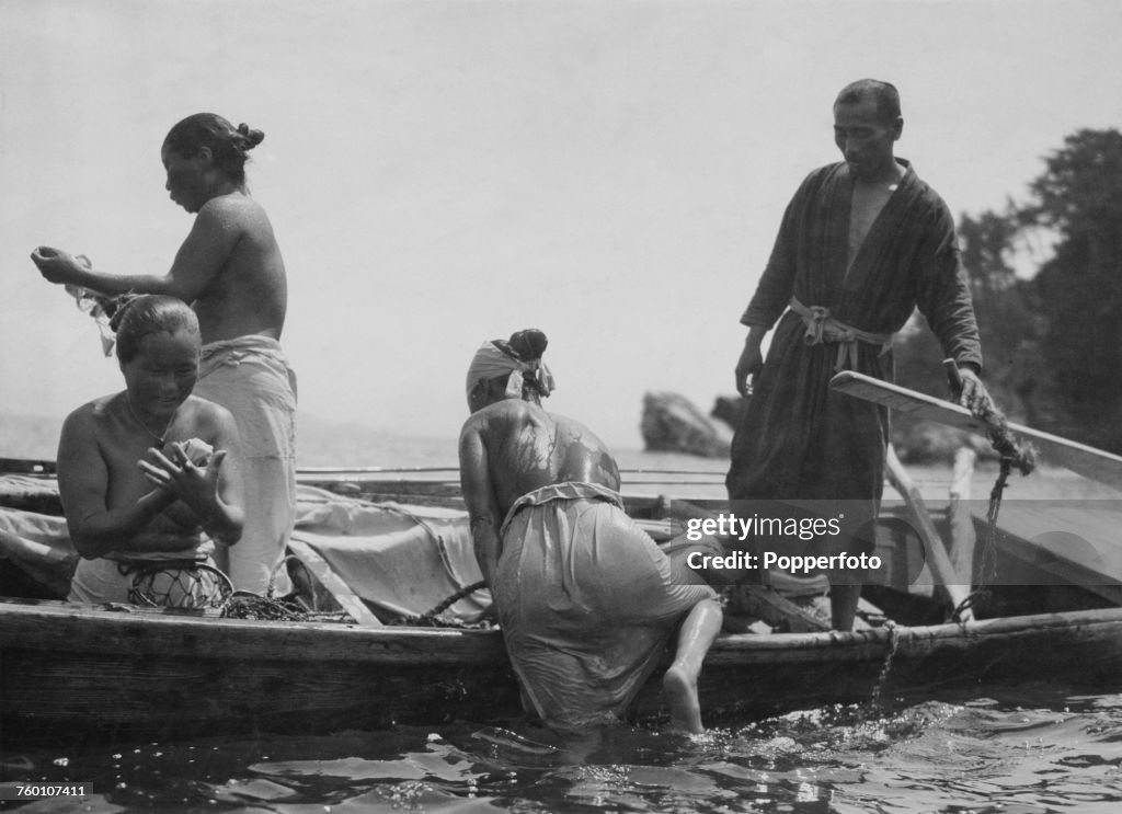 Japanese Ama Pearl Divers On Mikimoto Pearl Island In Ise Bay News