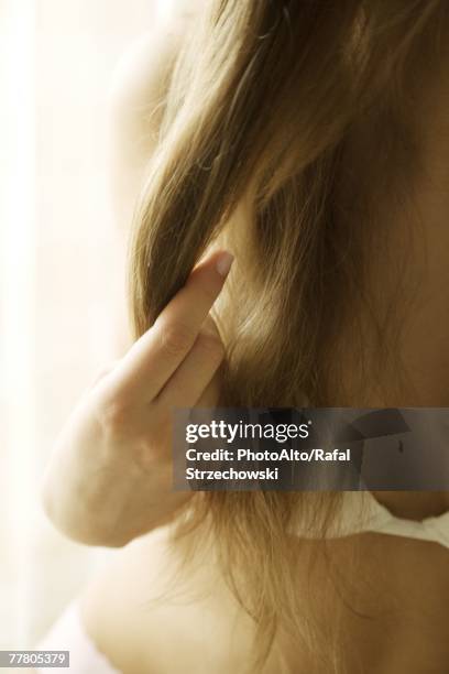 Fingers Running Through Hair Photos And Premium High Res Pictures