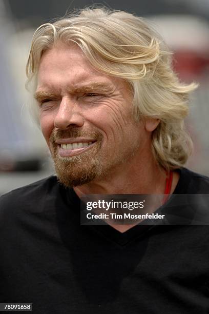 Richard Branson Virgin Festival Goes Green Press Conference Photos And