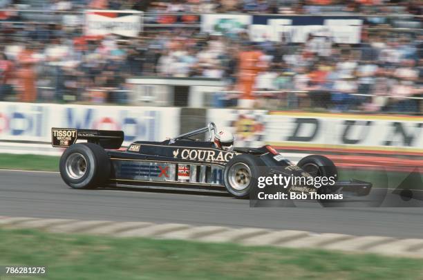 Elio De Angelis Lotus Cosworth Photos And Premium High Res Pictures