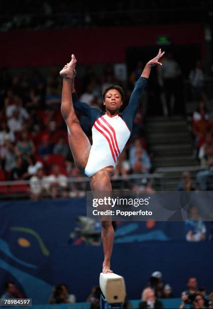 Gymnast Dominique Dawes Photos And Premium High Res Pictures Getty Images