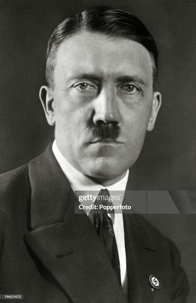 Circa 1930s A Portrait Of Adolf Hitler The Nazi Leader And German