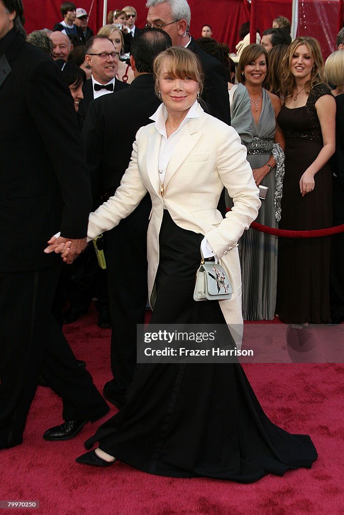 Actress Sissy Spacek Arrives At The 80th Annual Academy Awards Held