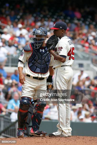 Atlanta Braves Starting Pitcher Julio Teheran Photos and Premium High ... Atlanta Braves Starting Pitcher Julio Teheran Photos and Premium High ...