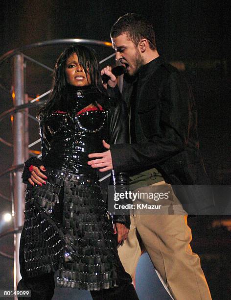 111 Janet Jackson And Justin Timberlake Superbowl Photos And High Res