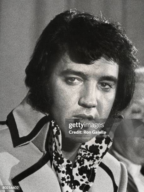 Elvis Presley Holds Press Conference At The New York Hilton Hotel June
