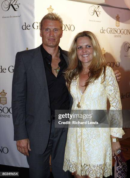 Dolph Lundgren And Wife Anette Qviberg Lundgren Foto Jornalística Getty Images