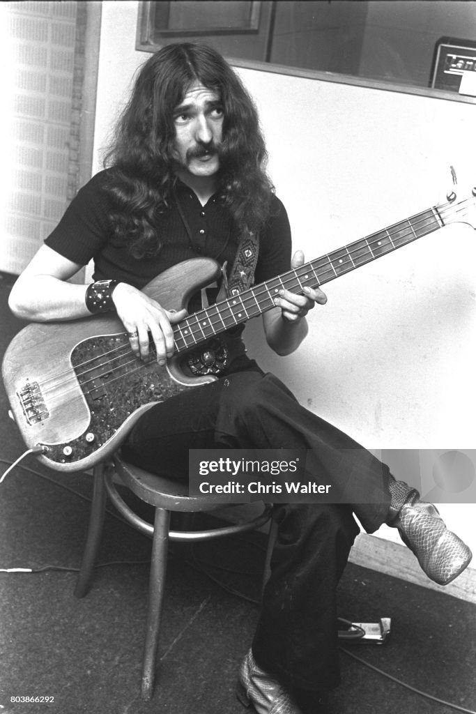 Black Sabbath June 171970 Geezer Butler At Regents Sounds During