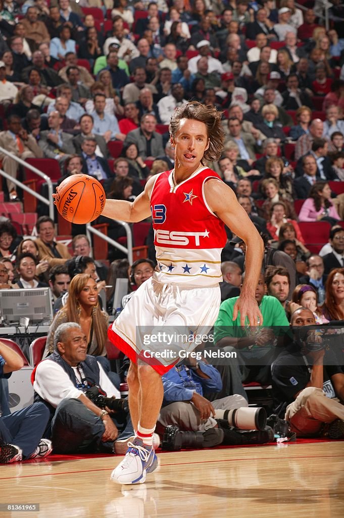 Nba All Star Game West Steve Nash In Action Vs East Houston Tx News