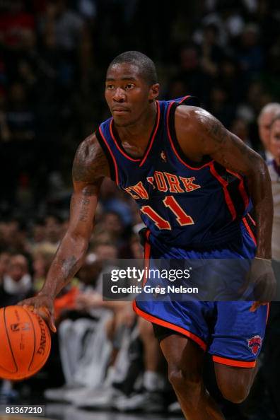 New York Knicks Jamal Crawford In Action Vs San Antonio Spurs San