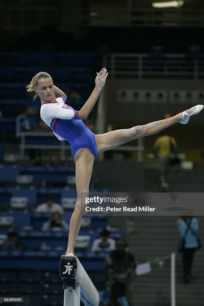 Summer Olympics Rus Svetlana Khorkina In Balance Beam Action News